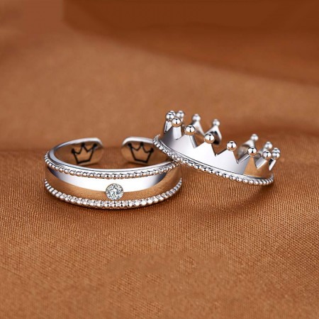 Crown rings for couples store